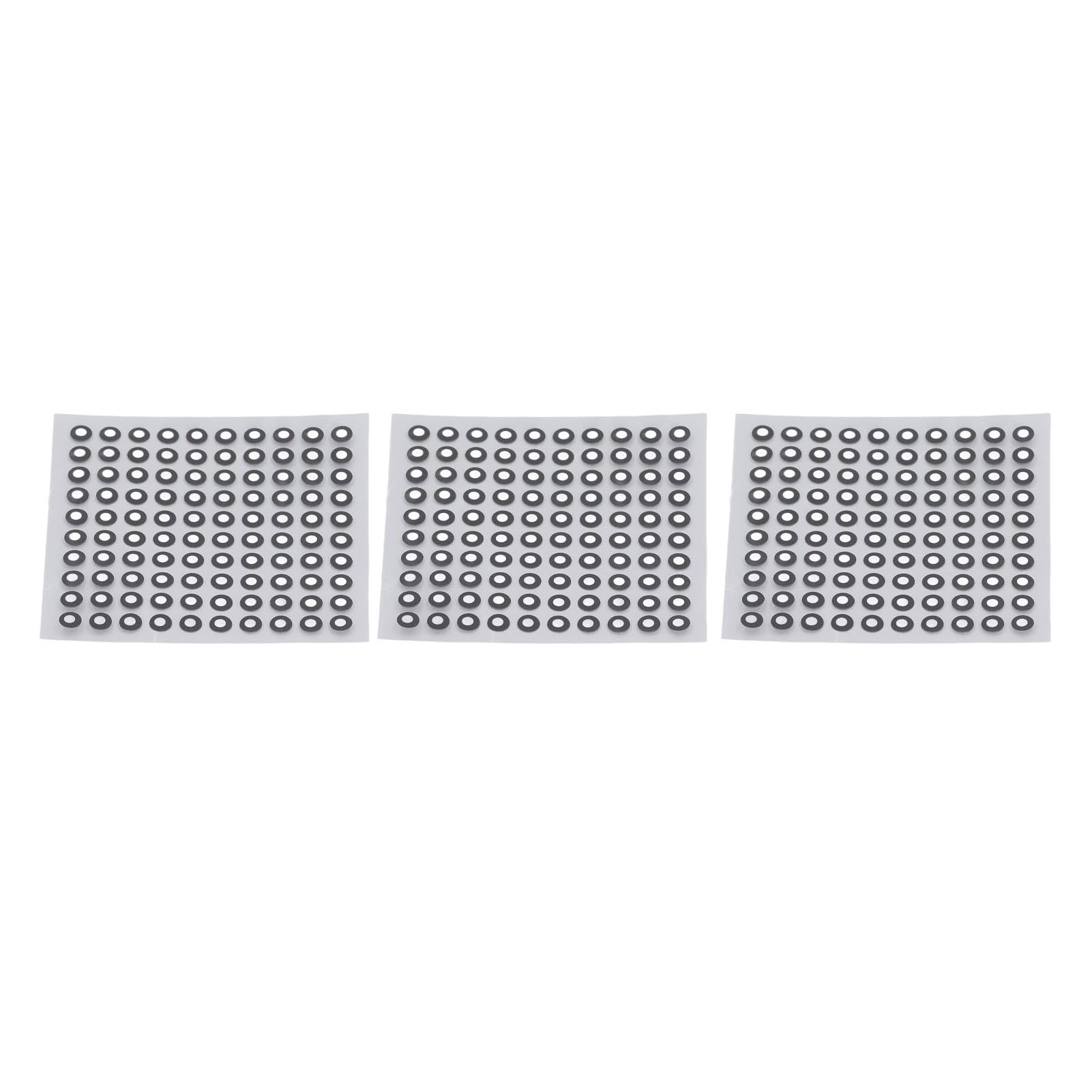 3 Sheets Scanner Positioning Points 3D Scanning Reflective Film Sticker Reference Marking Point 3mm ID 6mm OD Optical Tracking 3D Scanner Marker