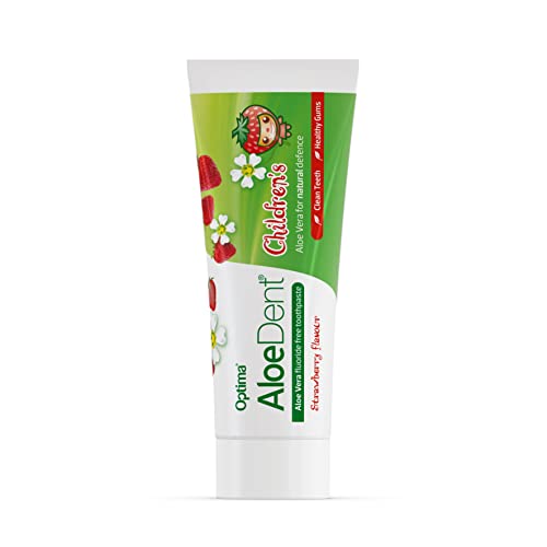 AloeDent Children's Strawberry Toothpaste - 50ml
