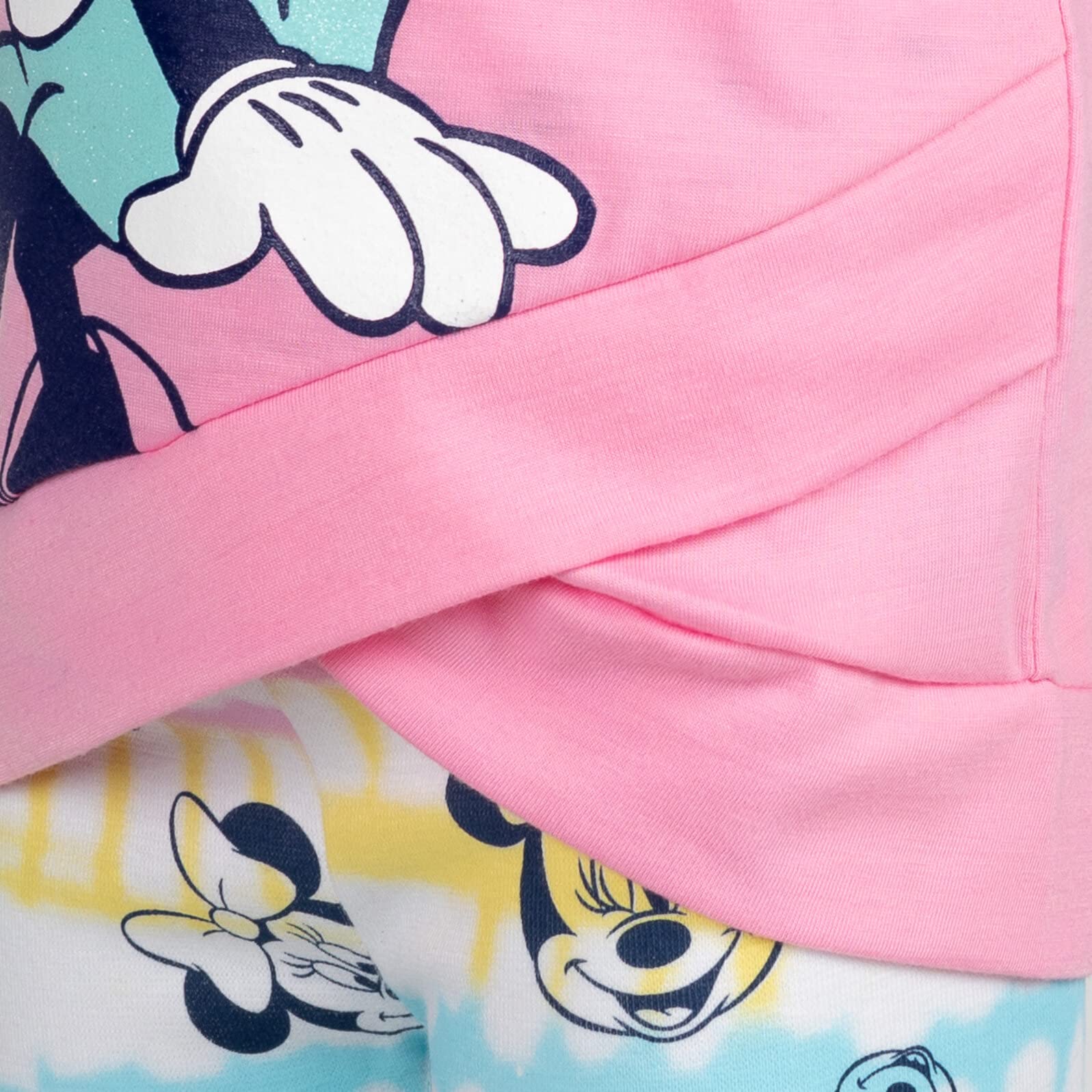 Disney Minnie Mouse Infant Baby Girls Graphic T-Shirt & Leggings Blue/Pink 24 Months