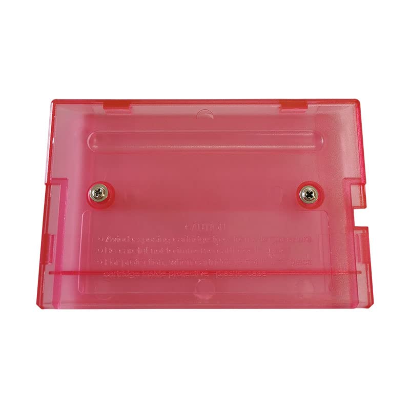 10/pcs Replacement Game Card Shell for Sega Game Cartridge Cover Plastic Case Clear Red
