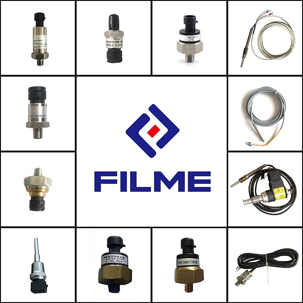 1089057554 Pressure Sensor Suitable for Atlas Copco Air Compressor Replacement Pressure transducer Quincy 1089-0575-54