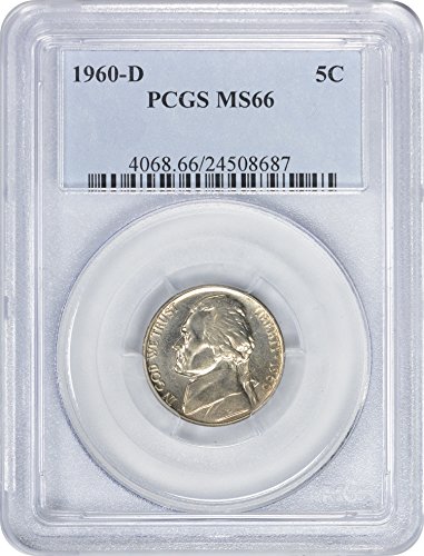 1960-D Jefferson Nickel, MS66, PCGS