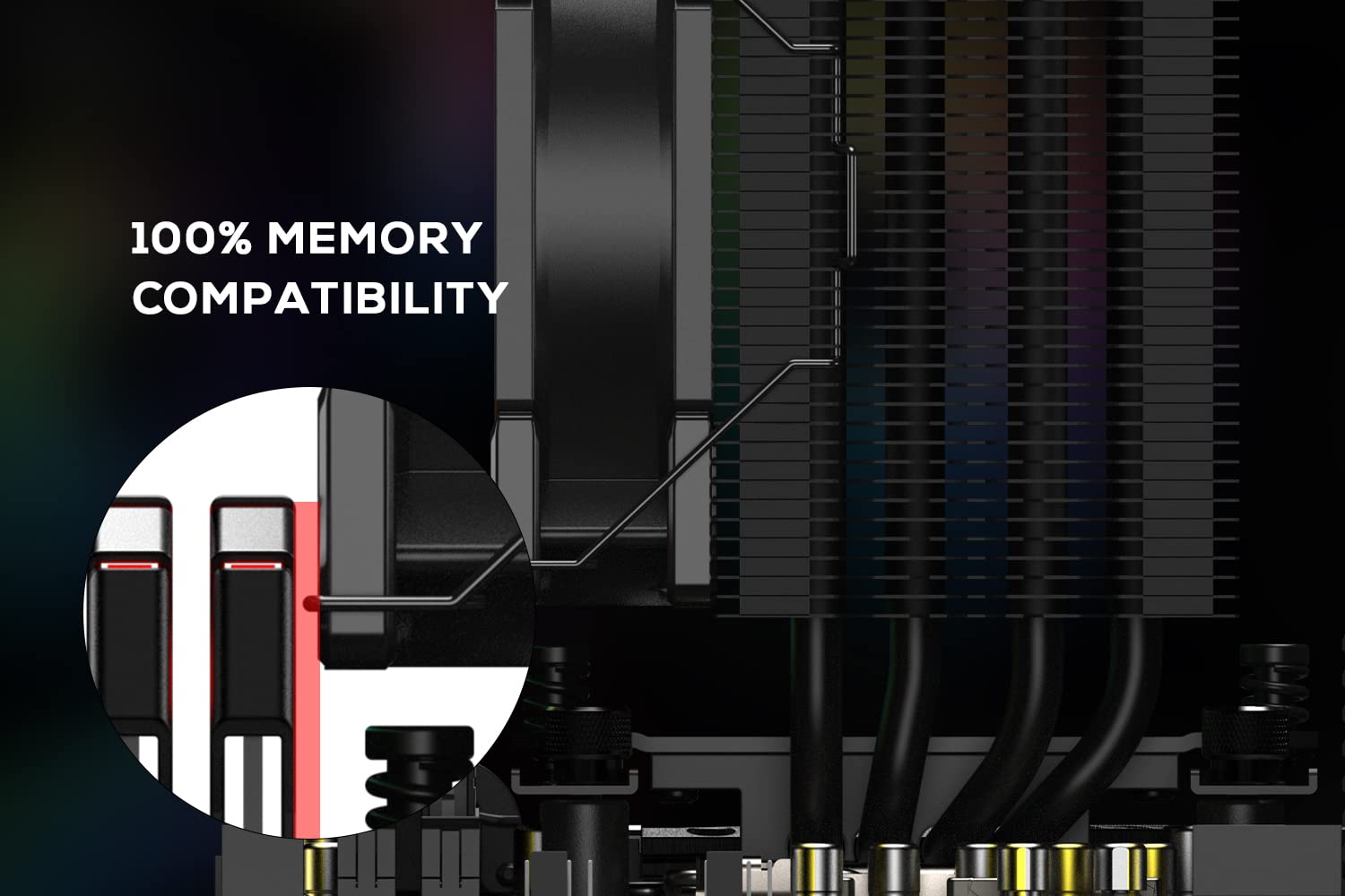 ID-COOLING SE-914-XT ARGB Cooler 131mm Height CPU Air Cooler ARGB Light Sync with Motherboard(5V 3-PIN Connector) 92mm PWM Fan 4 Heatpipes CPU Fan for Intel/AMD, LGA 1700 Compatible for Desktop