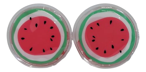 Cala Hot and Cold Eye Pads - Soothing, Revitalizing, Puffiness, Refresh, Relieves Stress, Relax, Relieves Puffiness and Tension, Watermelon (69163)