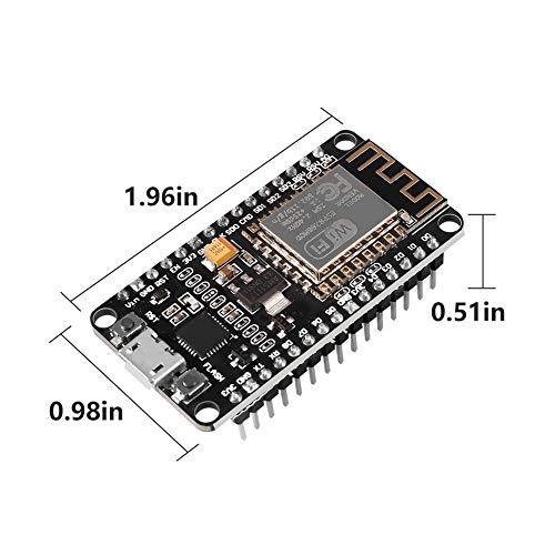 ACEIRMC ESP8266 NodeMCU LUA CP2102 ESP-12E Internet WiFi Development Board Open Source Serial Wireless Module Internet for Arduino IDE Micropython (6pcs)