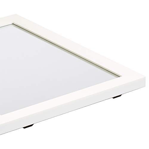 Amazon Basics Rectangular Wall Mount Mirror 20" x 28", Standard Trim, White