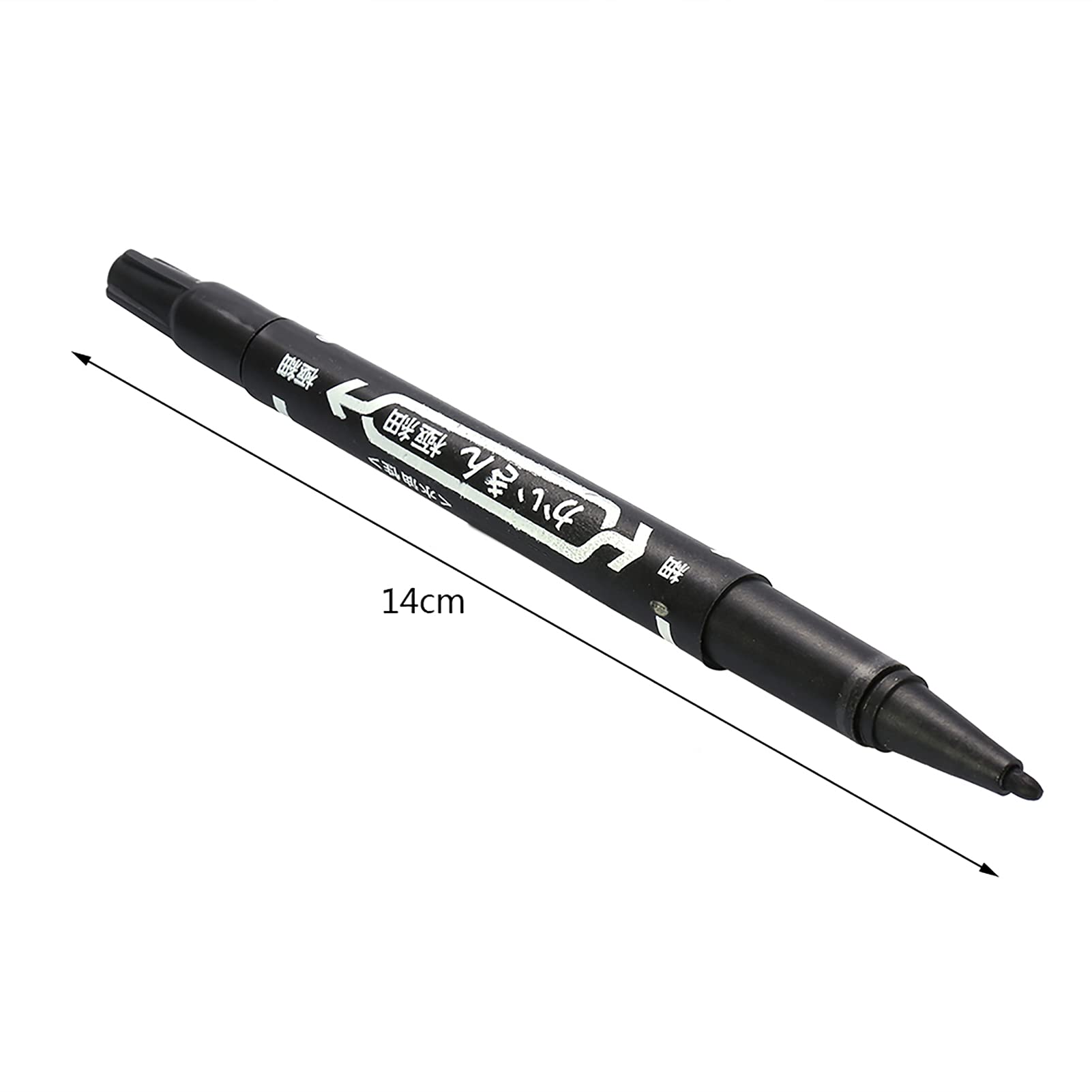 10PCS/Box Tattoo Marking Pen, Double Ended Tattoo Skin Marker, Tattoo Piercing Positioning Marking Pen Tool