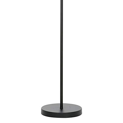 Amazon Brand – Ravenna Home Traditional Metal Torchiere Floor Lamp, LED Bulb Included, 71"H, Black