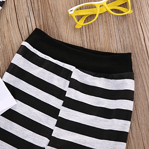 3pcs Cute Infant Baby Boys Girls Animal Long Sleeve Romper Tops+ Pants+ Hat Outfits Set (0-6 Months, Gorilla)