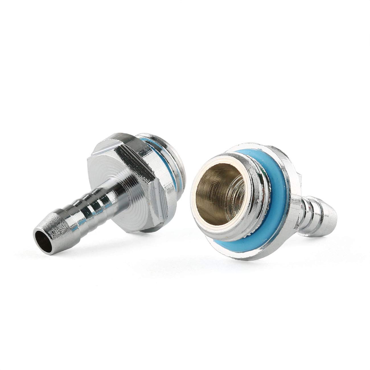 E-outstanding 4-Pack G1/4" Soft Tube Fitting Connector Adapter Barb-Fitting for PC Water Cooling System Accessory 6mm Hose