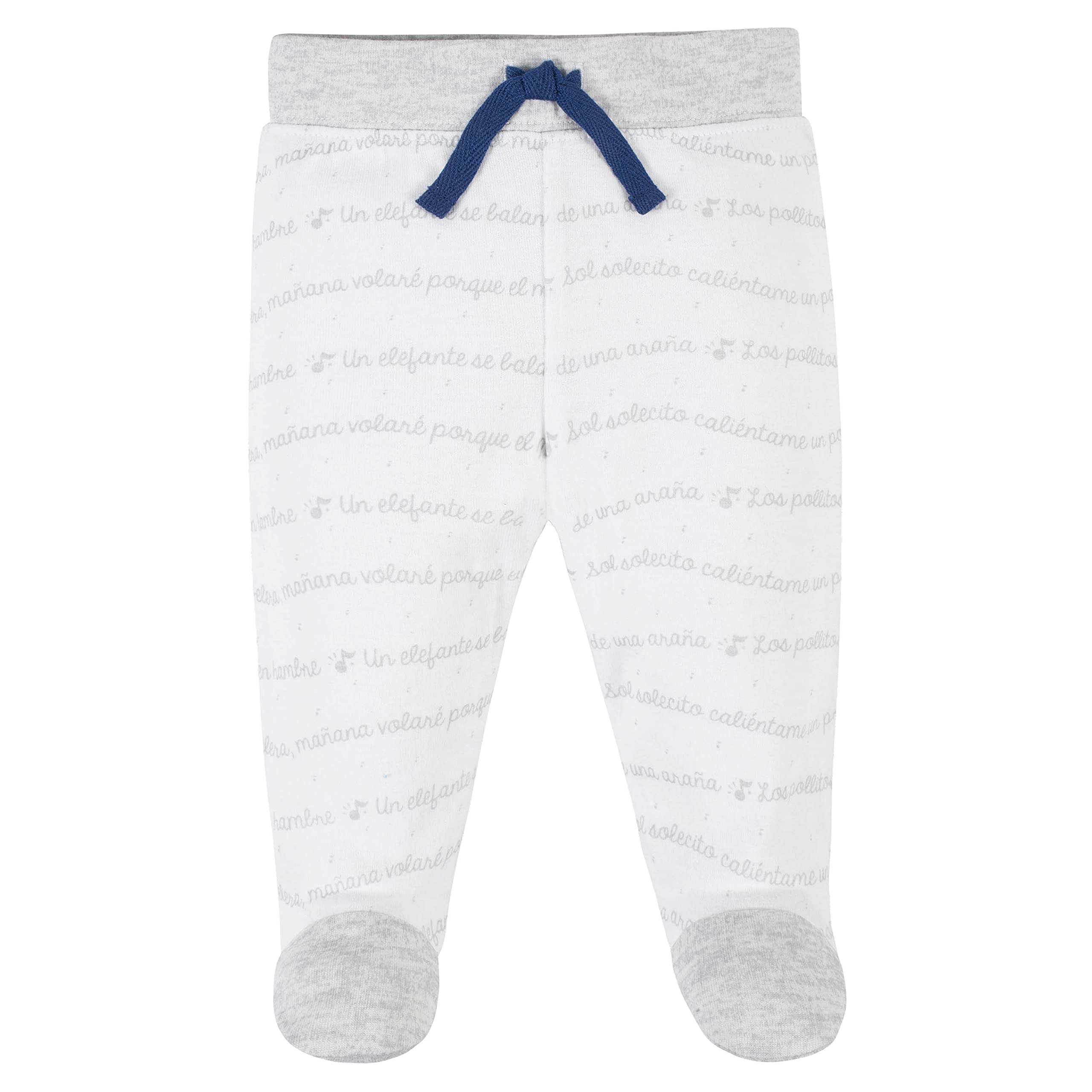 Canticos Unisex-Baby boys 3-piece Take-me-home Shirt, Footed Pant, Cap and Toddler Layette Set, Grey, 0-3 Months US