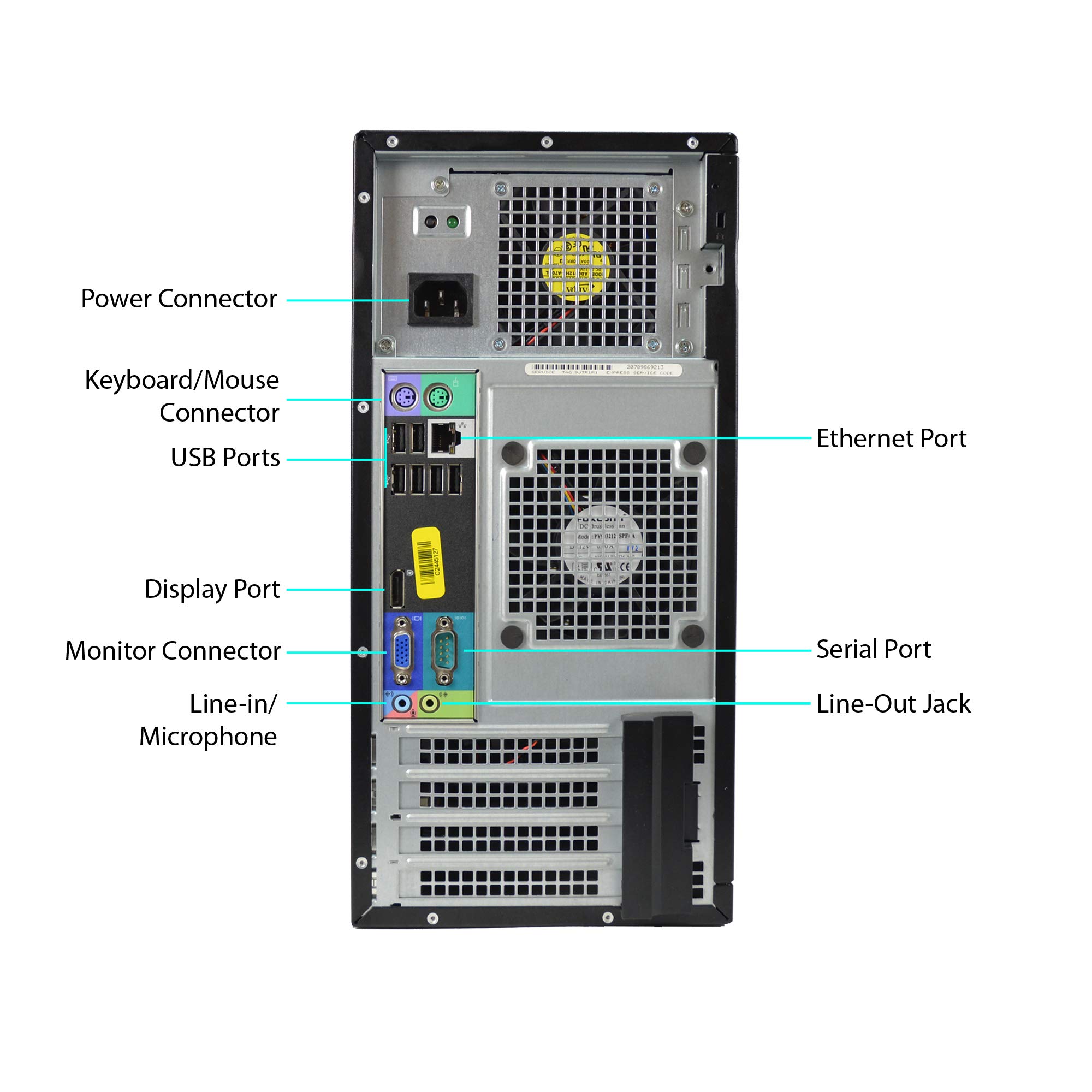 Dell Optiplex 9020 Desktop Tower PC, Intel Quad Core i5 (3.20GHz) Processor, 16GB RAM, 2TB Hard Drive, Windows 10 Professional, DVD, HDMI, Bluetooth, Keyboard, Mouse, WiFi (Renewed)
