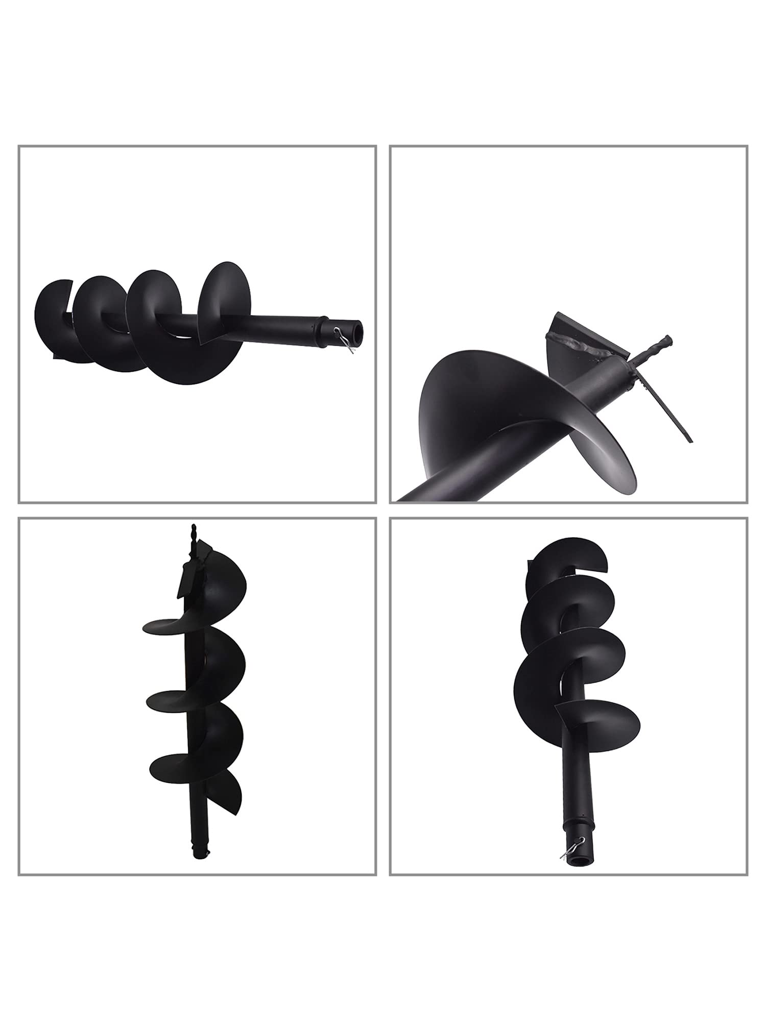 Auger Drill Bit for Planting Hole, 4" 6" 8" 10" 12" Bulb Bedding Digging Post Hole Planting Tool for 3/4" Shaft Auger