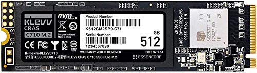 ESSENCORE K512GM2SP0-C71EC 512GB CRAS C710 M.2 Type 2280 PCIe 3x4 NVMe 3D TLC NAND Flash SSD