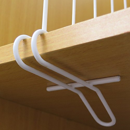 Evelots 12 Pack Shelf Dividers for Wood Shelves, Closet Organization-12 Inches Tall/Reinforced Wide Bottom for Added Stability