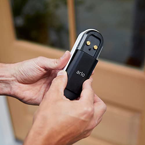 Arlo Rechargeable Video Doorbell Battery - Arlo Certified Accessory - Works with Arlo Essential Wire-Free Video Doorbell, Back-Up Battery, Easy Installation, Black - VMA2400