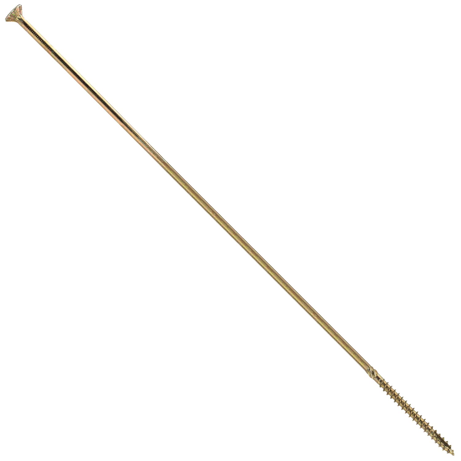 Jake Sales #15x14 Bronze Coated Multipurpose Wood Screw Torx/Star Drive Flat Head (1 Pound - 9 Approx. Screw Count) Exterior Coated - ACQ Compatible Wood Screws