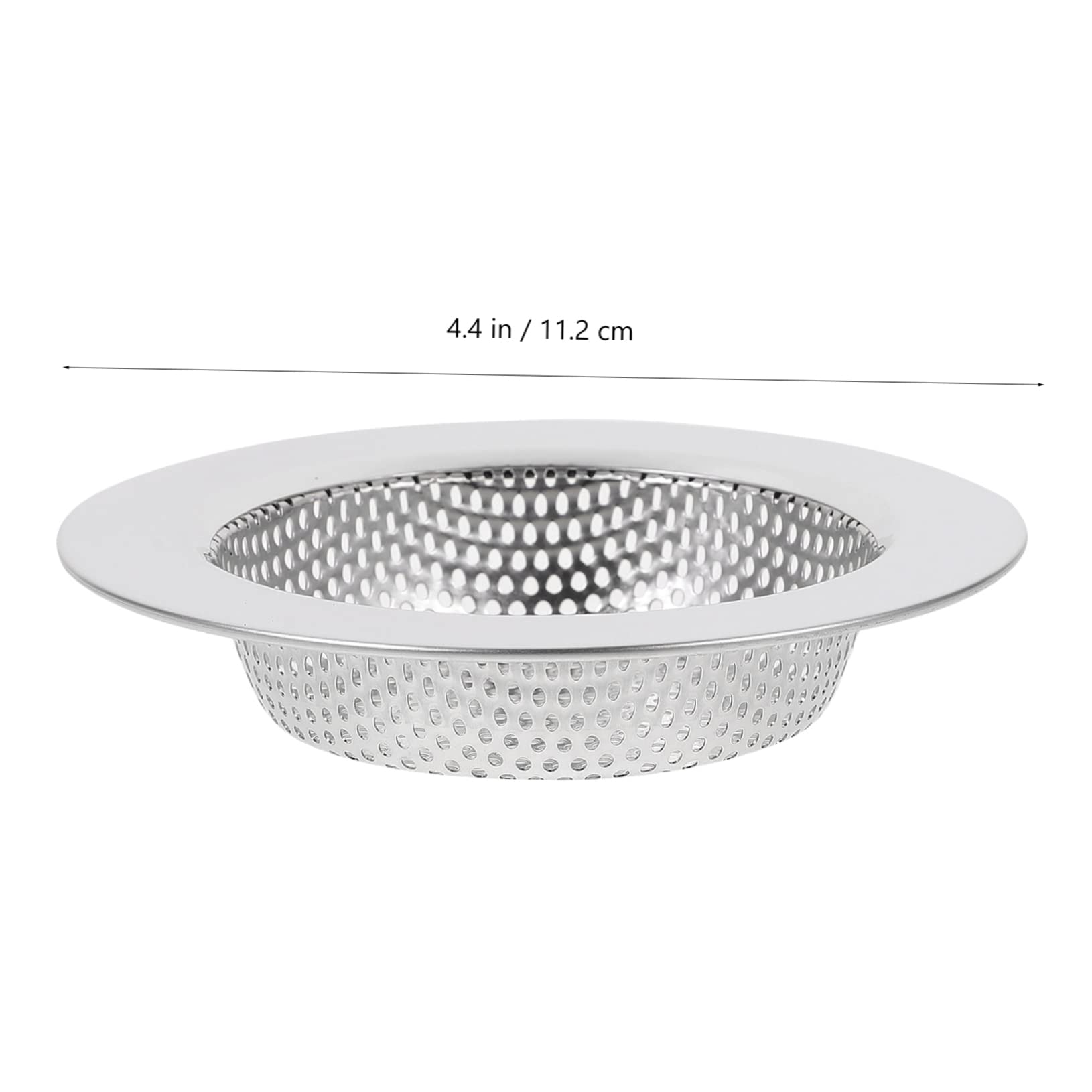 2pcs Sink Strainer Bath Tub Plug Stopper Sink Drain Sink Food Catcher Kitchen Sink Filter Basket Kitchen Sink Filter Strainer Anti-blocking Net Dish Basin Stainless Steel
