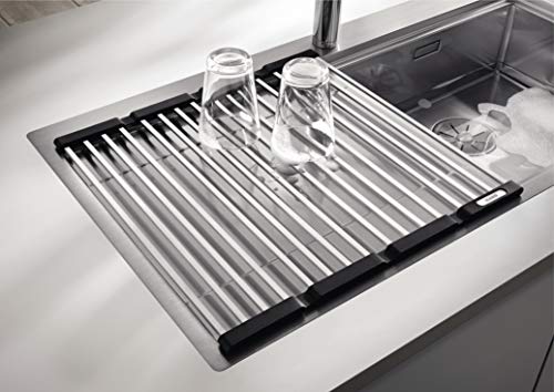 BLANCO 238483 Folding mat, 440 mm, Black/Silver