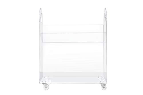 Babyletto Presto Portable Bookcase and Cart in Acrylic