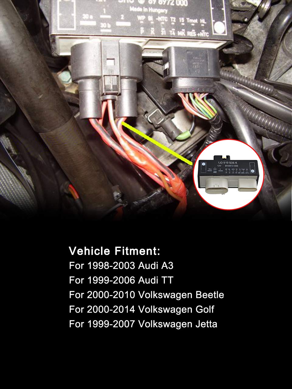 1J0919506K for Beetle Jetta Golf TT 2000-2014 Replace# 1J0 919 506 K