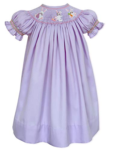 Carouselwear Smocked Easter Dresses for Baby Toddler Girls 9m Months Lavender