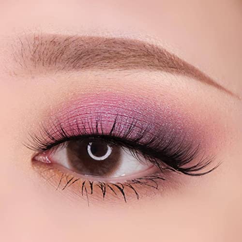Morning Dew - Reusable 15 Wears, Natural Looking Vegan False Lashes, Handmade from Korean Silk. Lightweight Cruelty Free Eyelash for Everyday Look - 1 Pair