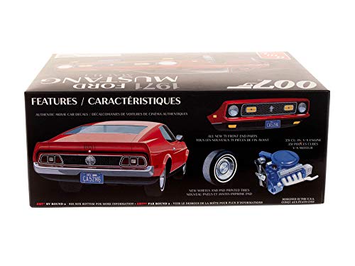 AMT James Bond 1971 Ford Mustang Mach I 1:25 Scale Model Kit (AMT1187M)