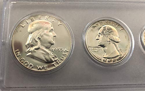 1955 P US MINT Proof set Silver Comes in Hard Case Proof