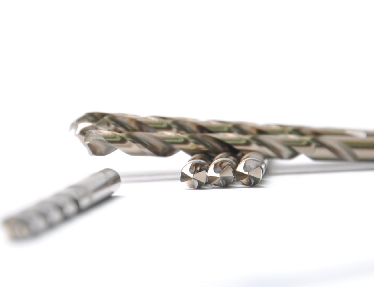 5PCS, 3/8", Cobalt Twist Drill Bits