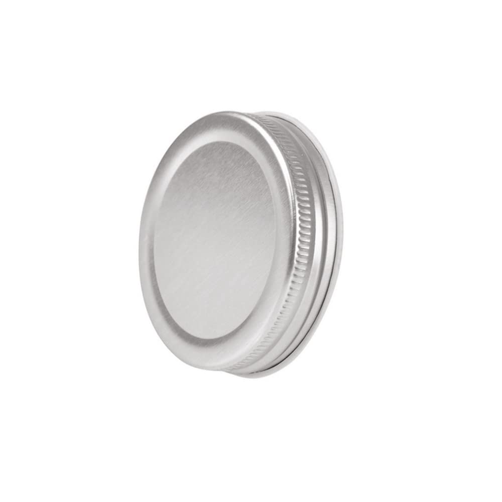 30 Pcs Regular Mouth Mason Jar Lids ，Leak Proof Secure Mason Storage Solid Caps，Metal Mason Canning Lids Decorative Mason Jar Caps for Food Storage.