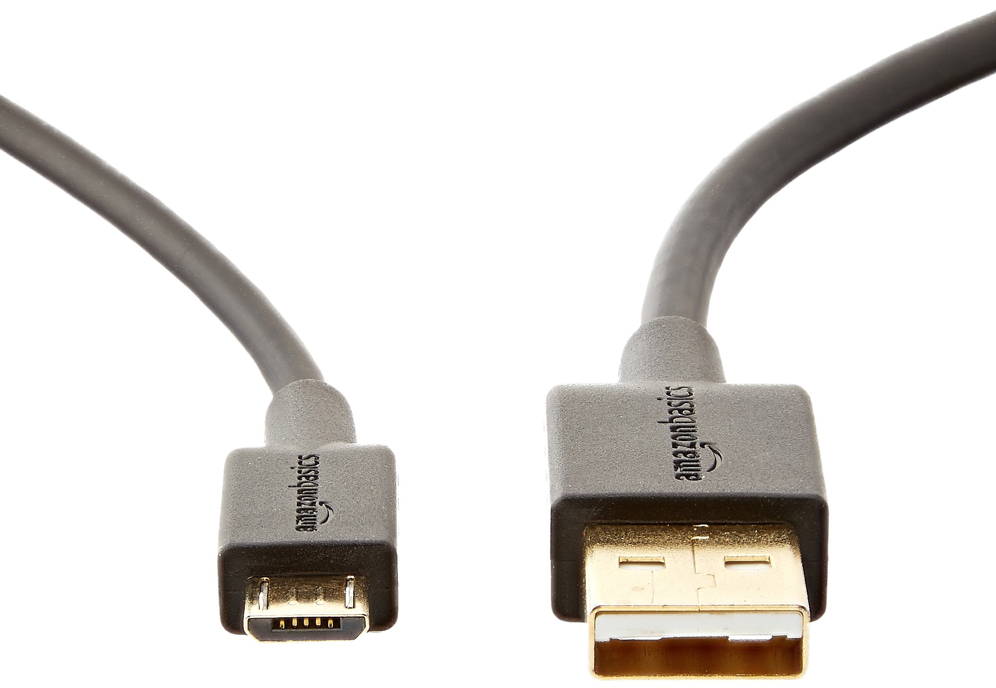 Amazon Basics USB 2.0 Charger Cable - A-Male to Mini-B Cord - 3 Feet (0.9 Meters) & USB 2.0 A-Male to Micro B Charger Cable, 3 feet, Black