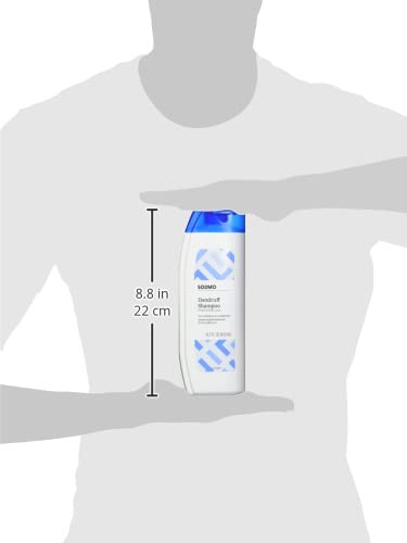 Amazon Brand - Solimo 2-in-1 Dandruff Shampoo & Conditioner, Gentle and pH Balanced, 14.2 fl oz