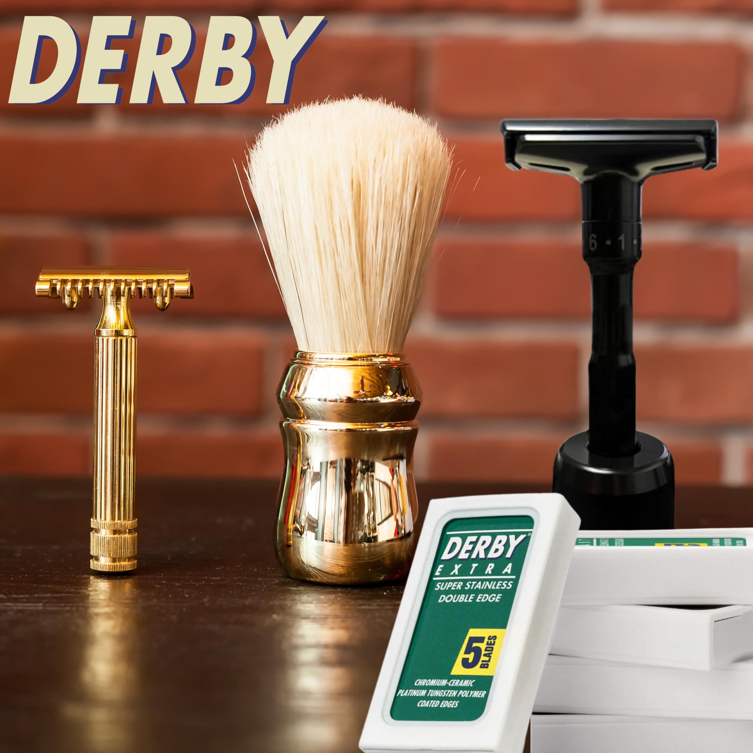 30 Derby Extra Professional Double Edge Razor Blades for straight razor