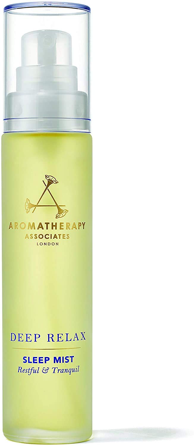 Aromatherapy Associates Deep Relax Sleep Mist. Body and Linen Spray for Restorative Sleep. Made with Vetivert, Chamomile and Sandalwood Essential Oils (1.69 fl oz)