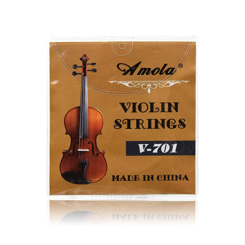 5 Sets Replacement Stainless Steel 3/4 4/4 Size Fiddle String Violin Strings E A D G