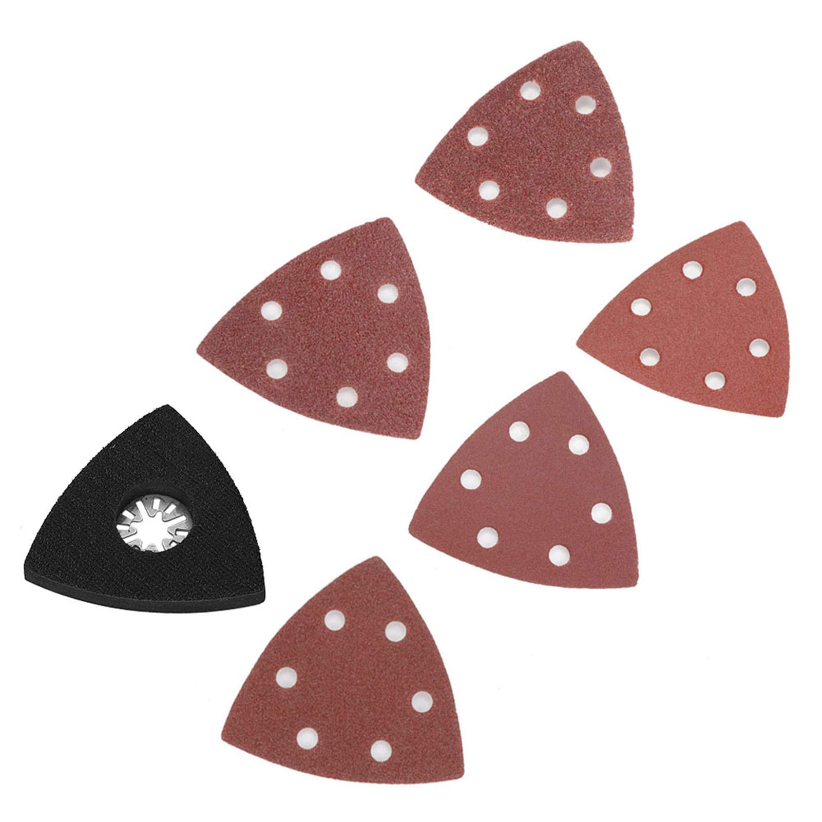 101pc 80mm Sanding Set Sandpaper for Bosch Fein Oscillating Multi Tool Cutting Cutter Pad with 80mm Sand Disc