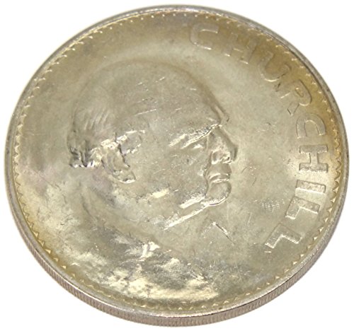 1965 UK Elizabeth II Winston Churchill Commemorative Crown About Uncirculated