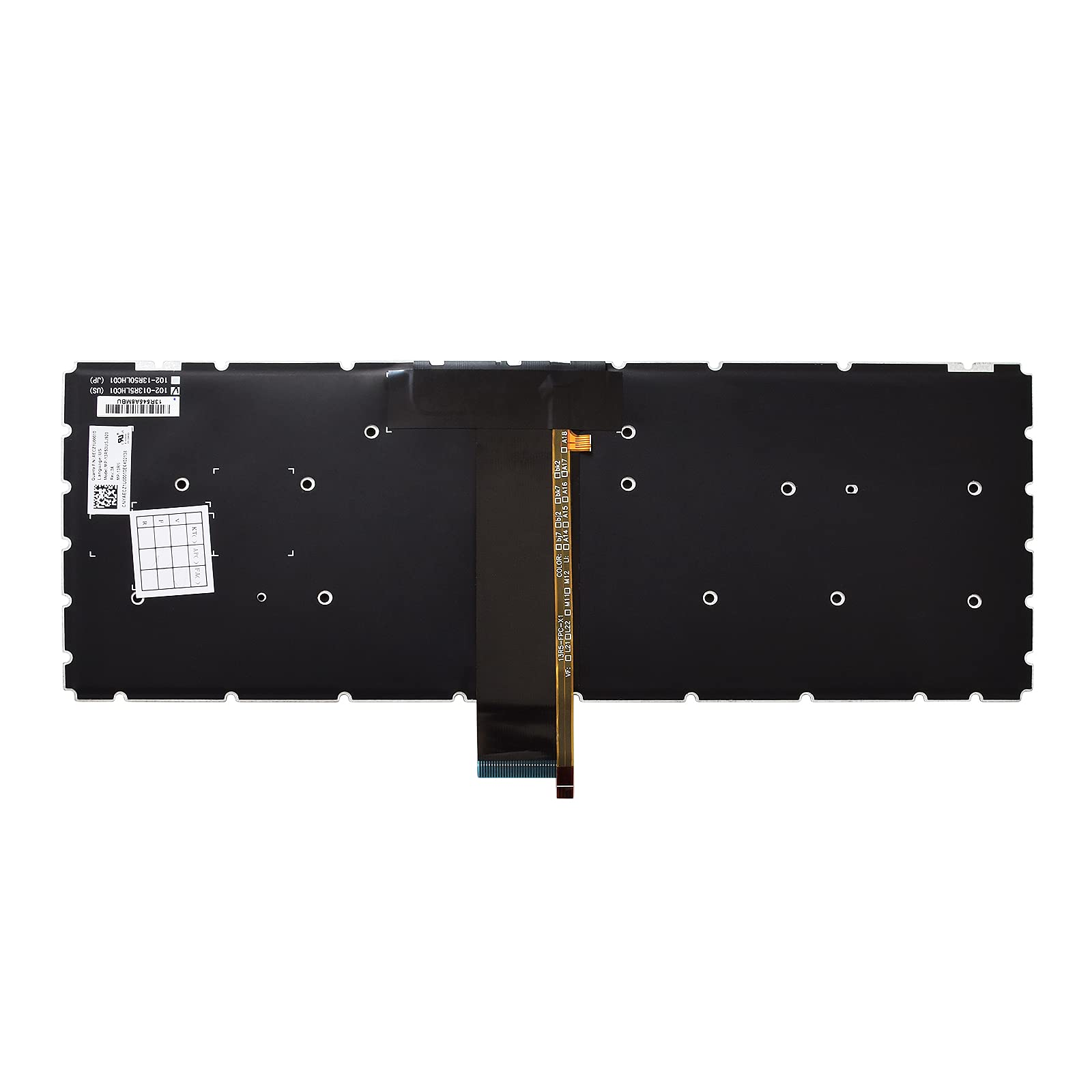 SUNMALL Backlit Keyboard Replacement Compatible withToshiba Satellite E45t-B4204 E45T-B4300 E45T-B4106 E45T-B E45-B Series H000069210, 0KN0-VP4US12, MP-13R53USJ528