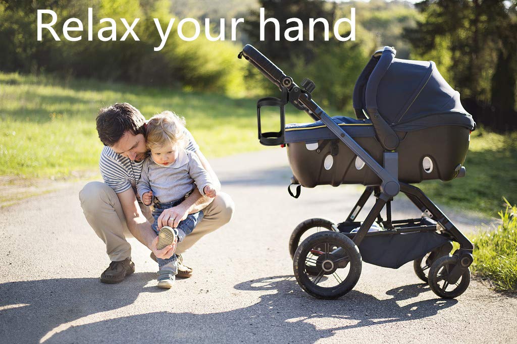 2Pack Universal Cup Holders Stroller Drink Holder Rotation Cup Holder for Bikes or Trolleys