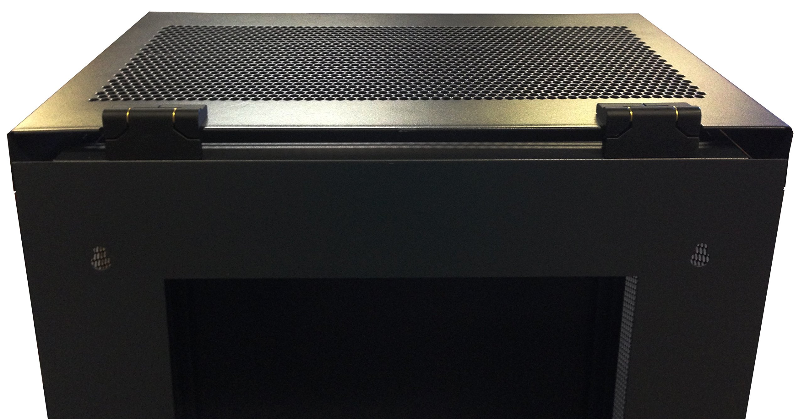 6U Wall Mount Rack Network Cabinet Enclosure - Vertical Server Equipment, Durable Mini Design, Efficient Cooling, Secure Lock, Easy Installation, Steel Construction