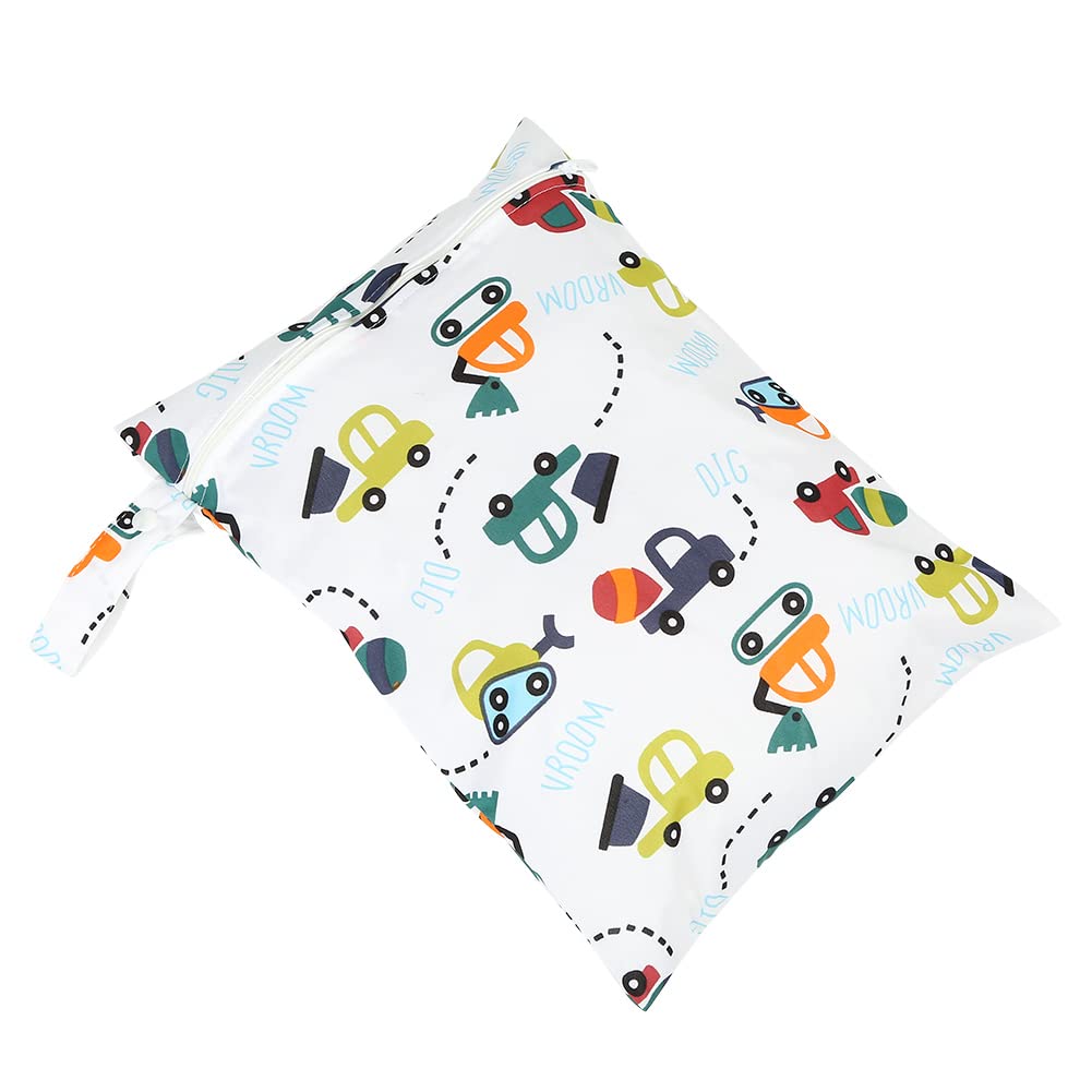 Boys Wet Bag Cloth Diaper Wet Dry Bags Waterproof Reusable Cloth Nappy Storage Bag With Zipper For Travel, Beach Swimsuits Clothes(#1)
