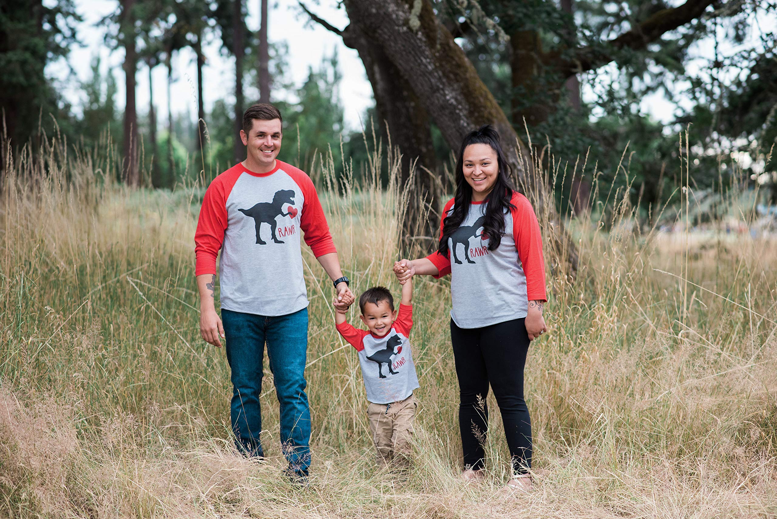 7 ate 9 Apparel Kids Dinosaur Happy Valentine's Day 5T Red Shirt