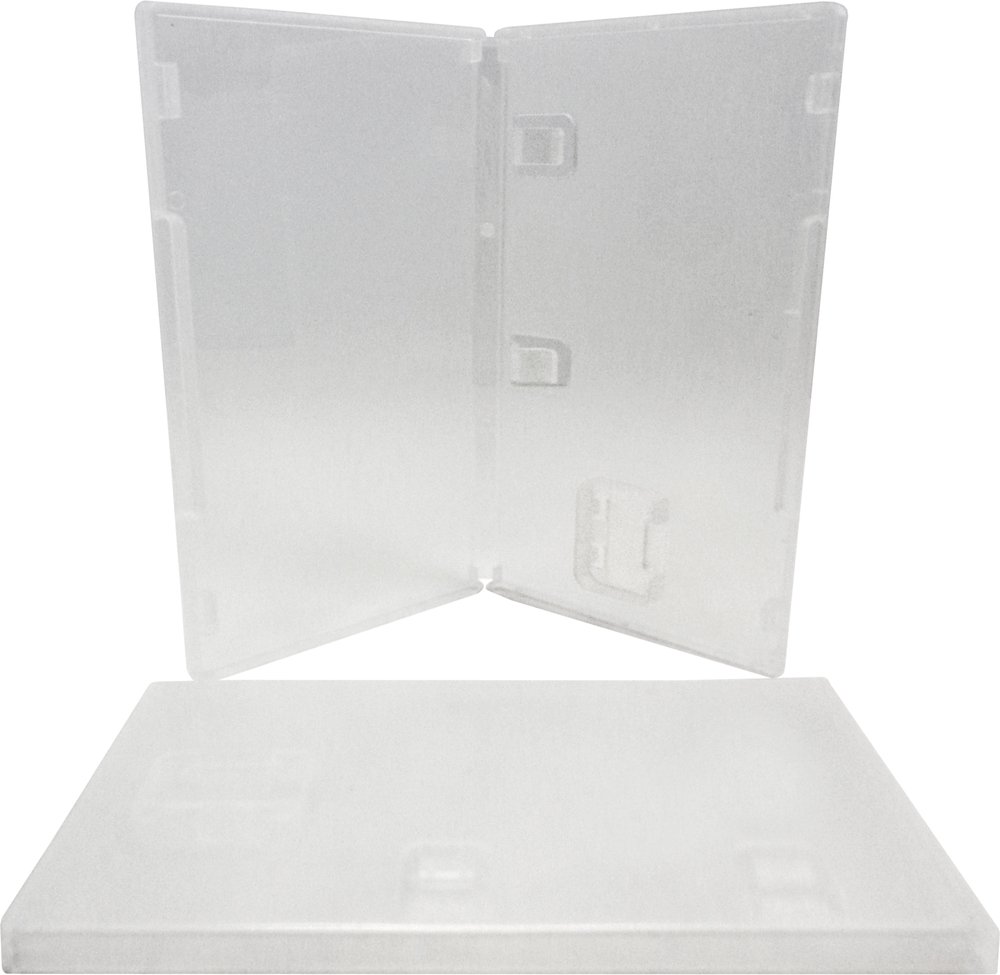 10mm Clear Game Cases - Compatible with Nintendo Switch - 1-Cartridge Capacity - VGBR10SWCL (5 Cases)