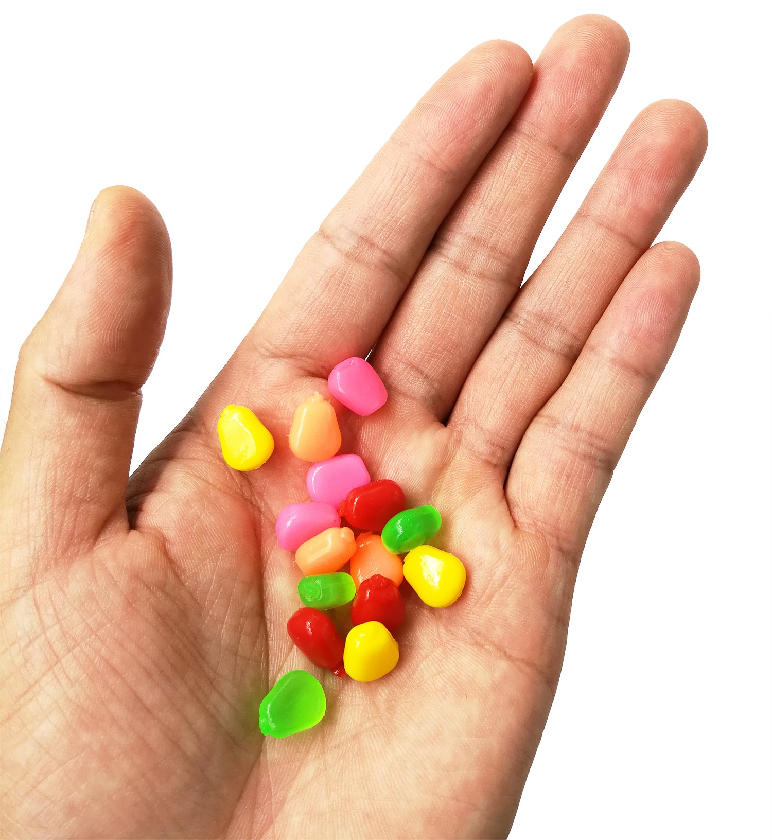 125Pcs Soft Fishing Lure Corn Fishing Corn Soft Baits Fish Beads Feeder Carp Fishing Accessories Tool