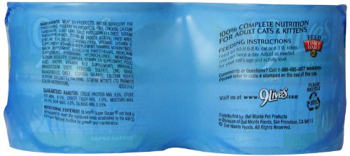 9Lives Meaty Paté Super Supper Wet Cat Food, 5.5 Ounce (Pack of 24)