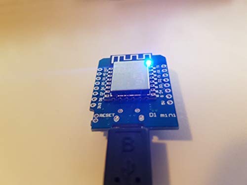 Ultrasir ESP8266 ESP-12 ESP-12F NodeMcu Mini D1 Module Lua 4M Bytes WLAN WiFi Internet Development Board Base on ESP8266 ESP-12F for Arduino,Compatible with WeMos D1 Mini (1pcs)…