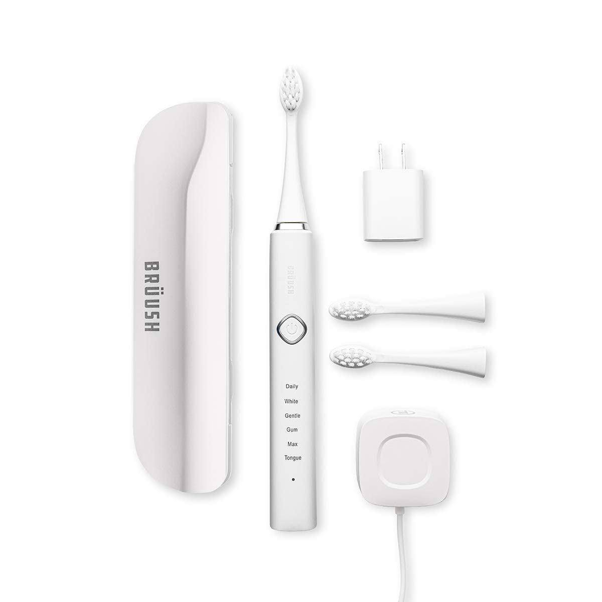 BRUUSH Electric Toothbrushes – Premium Set Electric Toothbrush: 3 Replacement Toothbrush Heads