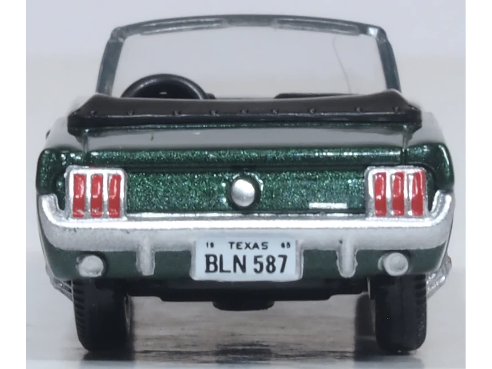 1965 Convertible Ivy Green Metallic 1/87 (HO) Scale Diecast Model Car by Oxford Diecast 87MU65006