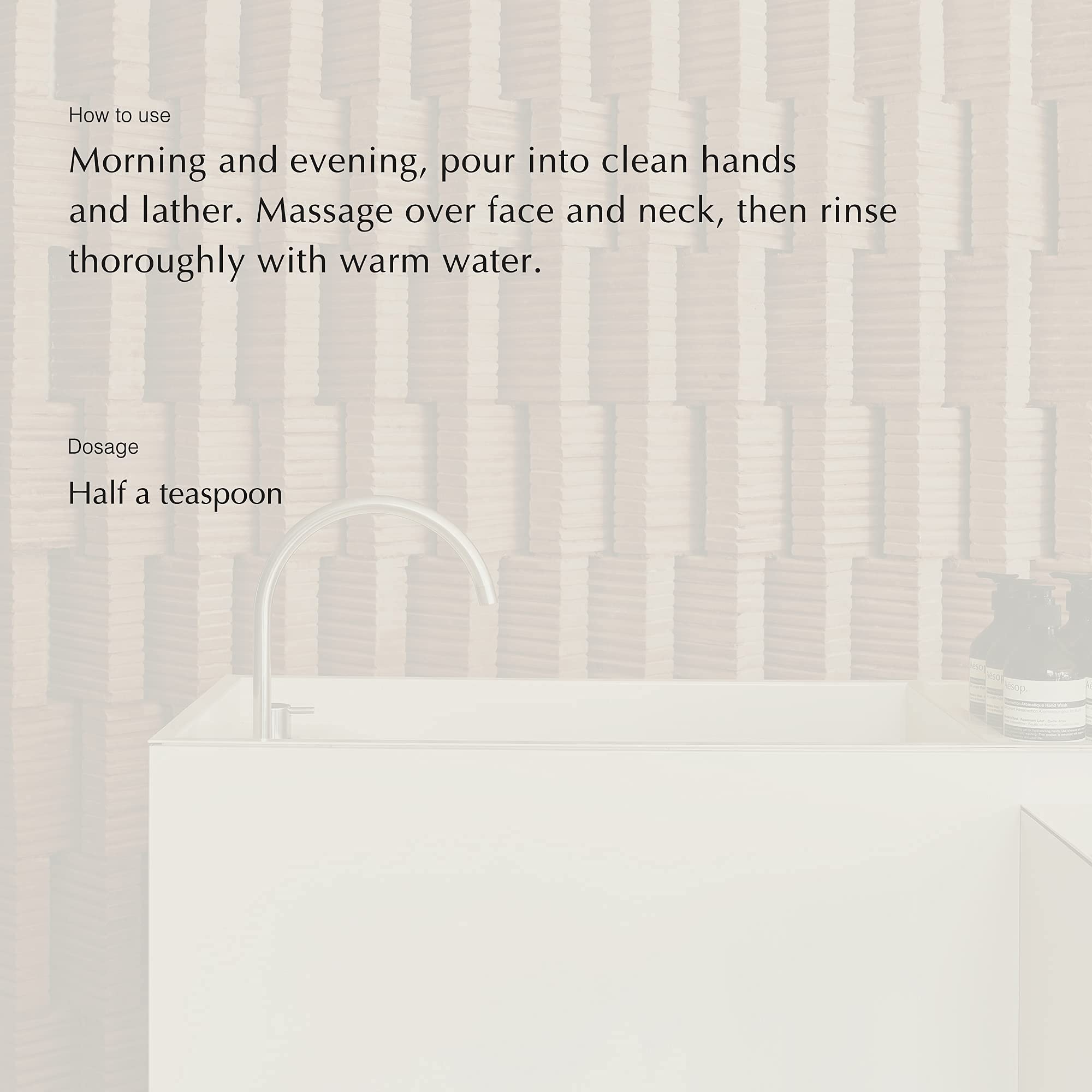 Aesop Fabulous Face Cleanser | 200mL | Paraben, Cruelty-free & Vegan